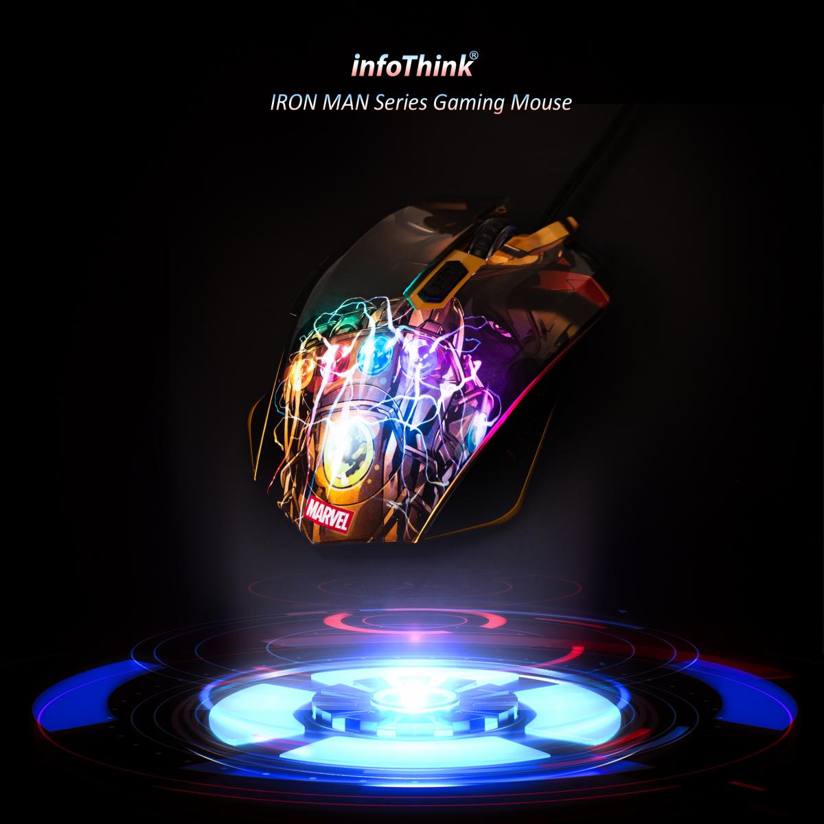 Infothink Marvel Iron Man ver USB Gaming Mouse – Lavits Figure