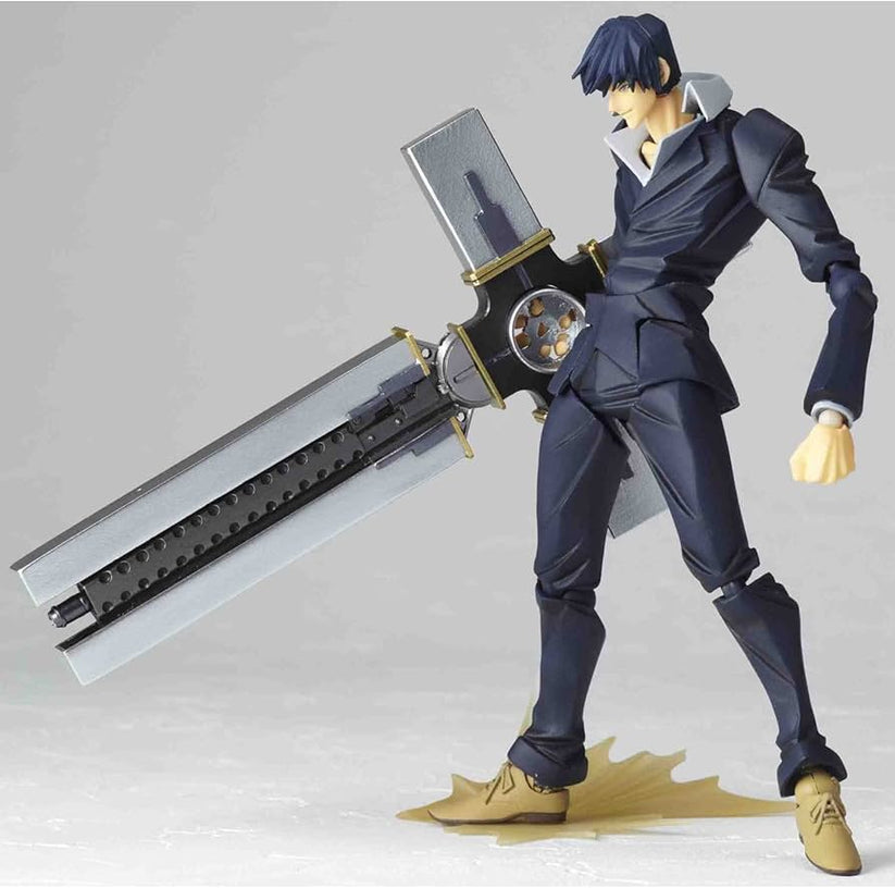 Kaiyodo Revoltech Yamaguchi 092 Trigun Nicholas Wolfwood Action Figure ...
