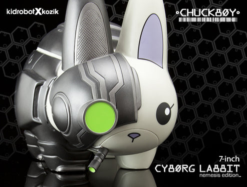 Kidrobot Frank Kozik Smorkin Labbit Chuck Boy Cyborg Nemesis Edition v ...