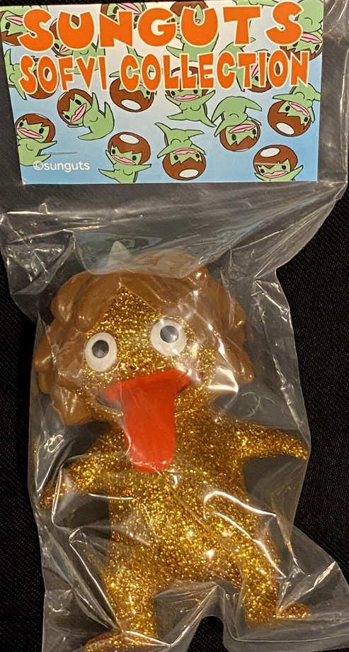 Sunguts Uraname Golden Glitter Body Brown Hair ver 4" Vinyl Figure ...