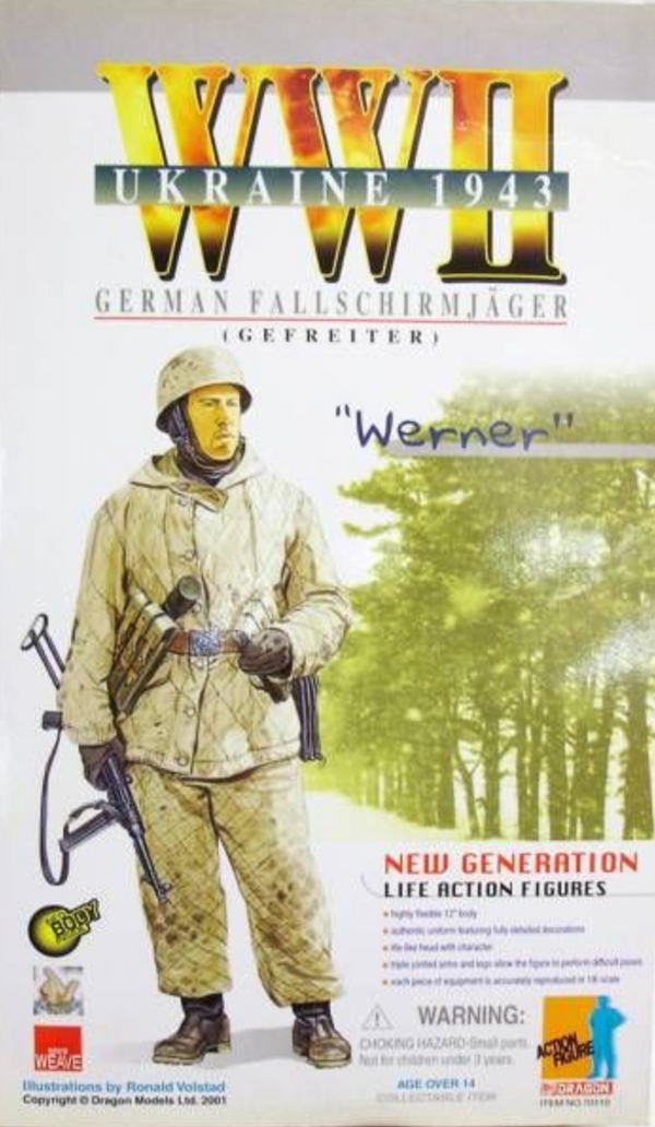 Dragon 1/6 12" WWII New Generation Ukraine 1943 German Fallschirmjager ...