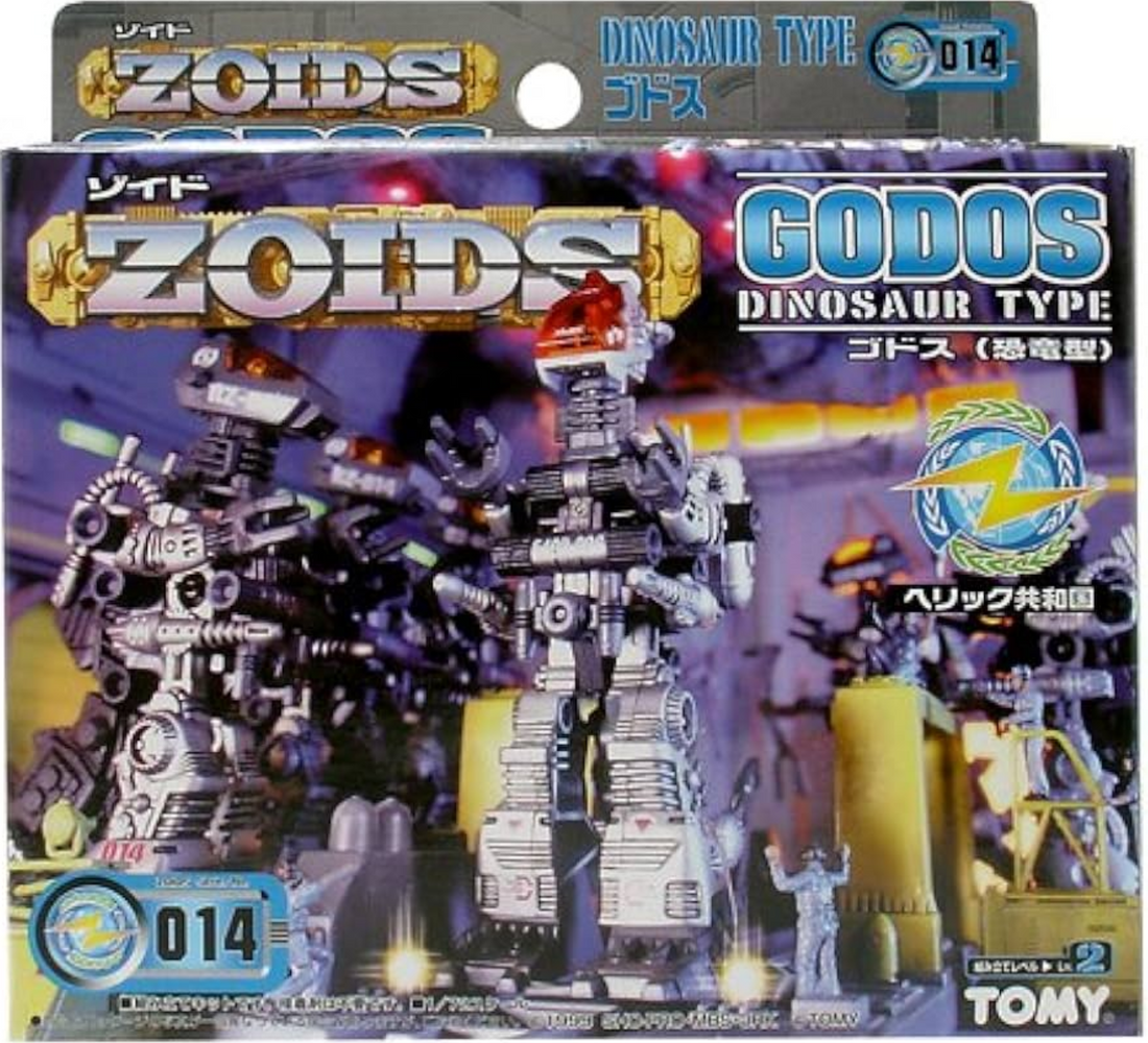 Tomy Zoids 1/72 EZ-014 Godos Dinosaur Type Action Model Kit Figure ...
