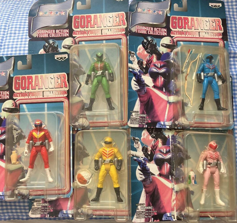 Banpresto Himitsu Sentai Goranger Gorenger Collection 5 Fighter Action ...