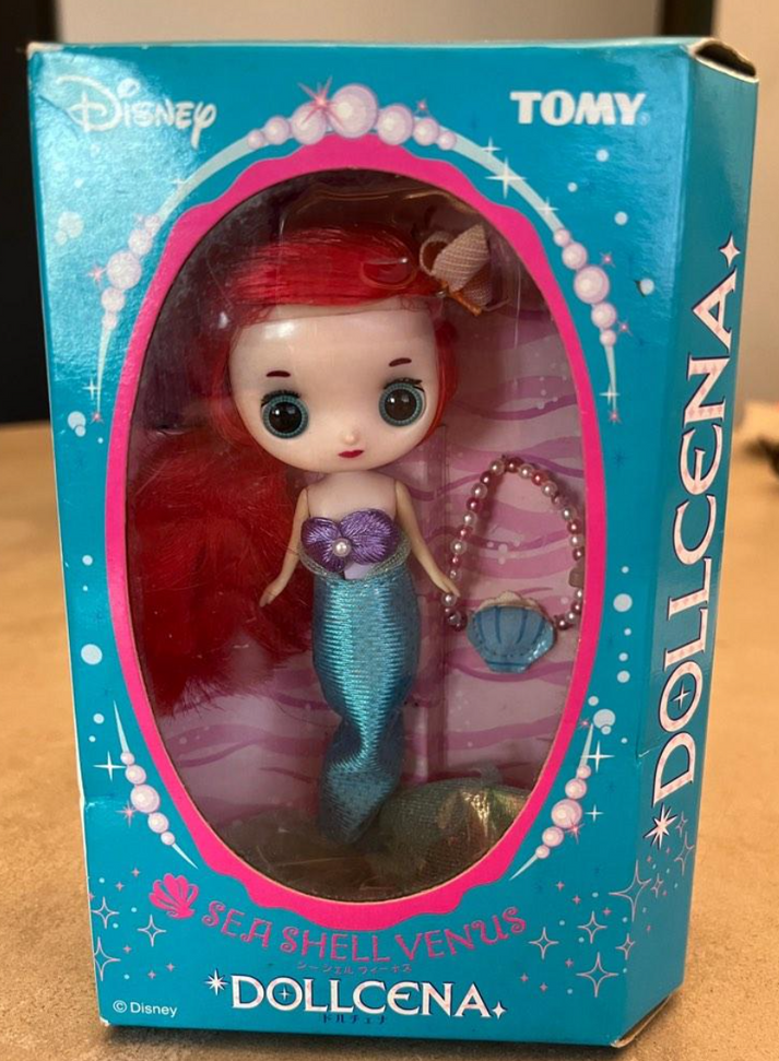 Tomy Dollcena Disney Sea Shell Venus Doll Figure – Lavits Figure