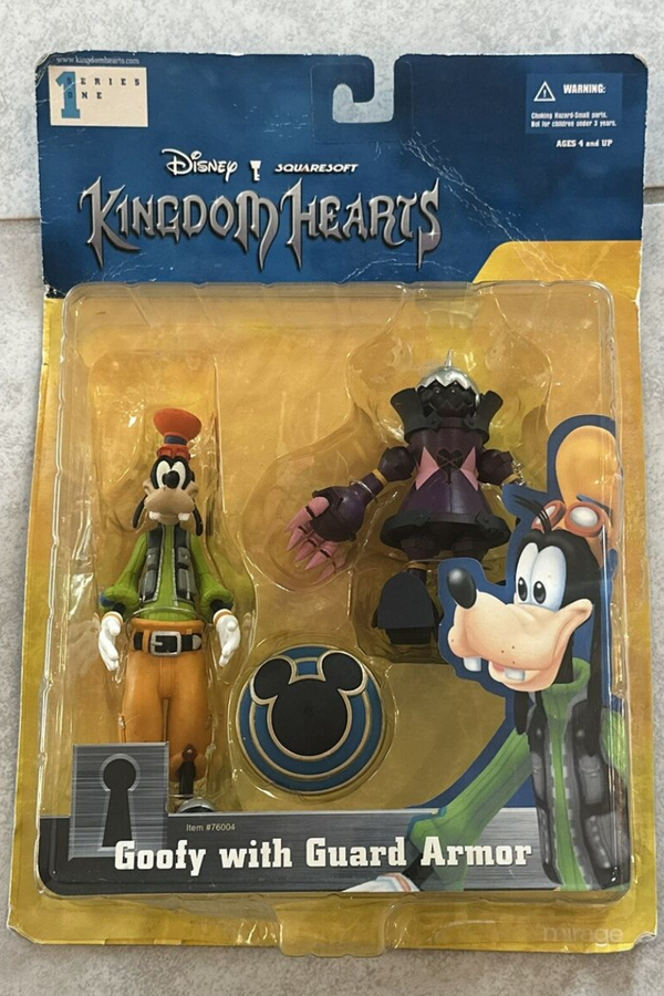 Mirage Square Soft Disney Kingdom Hearts Series 1 Goofy with Guard Arm ...