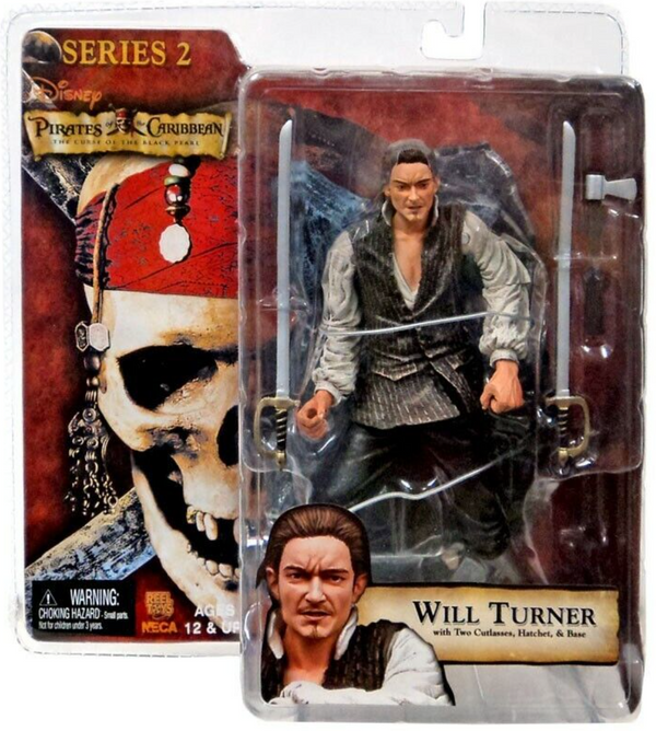 Reel Toys Neca Pirates of the Caribbean Series 2 Will Turner Action Fi ...