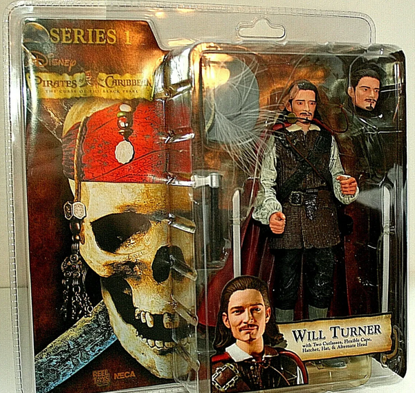Reel Toys Neca Pirates of the Caribbean Series 1 Will Turner Action Fi ...