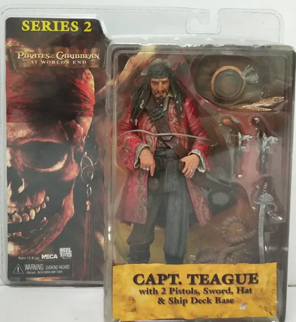 Reel Toys Neca Pirates of the Caribbean Series 2 Capt Teague Action Fi ...