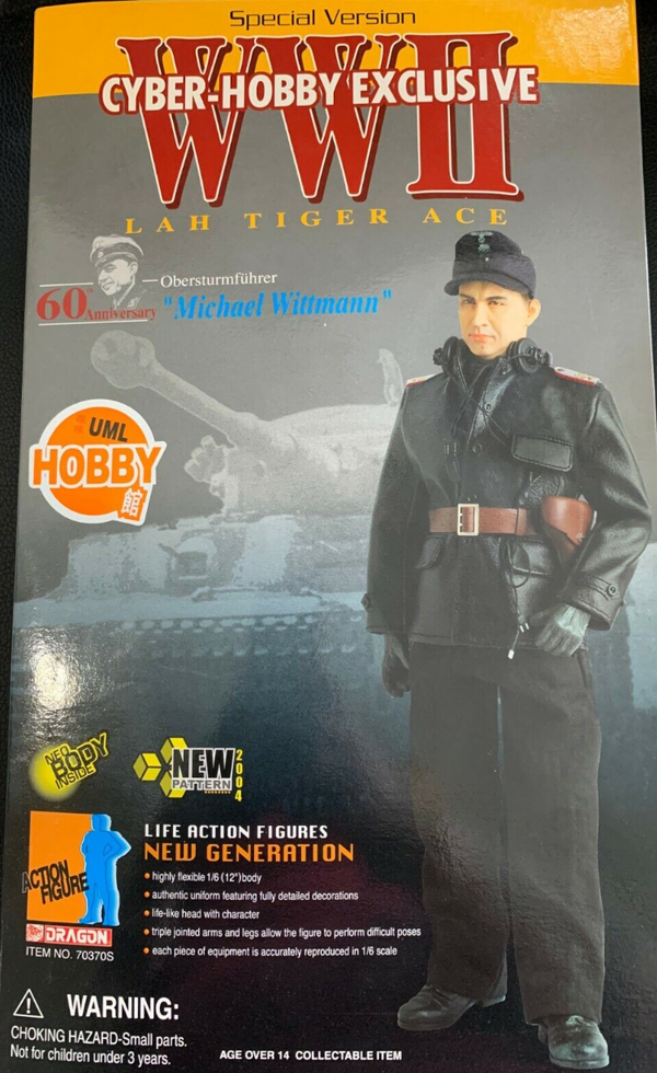 Dragon 1/6 12" Cyber Hobby WWII Lah Tiger Ace Michael Wittmann Special ...