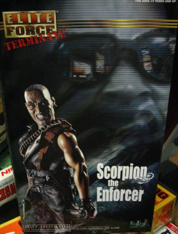 BBi 1/6 12" Elite Force Terminate Scorpion The Enforcer Action Figure ...