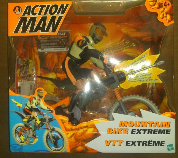 Hasbro 1998 Action Man Bountain Bike Extreme Action Figure – Lavits Figure