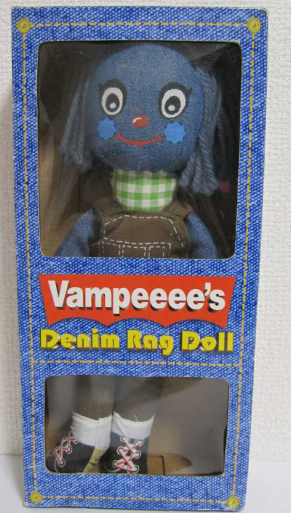 Okutani Corp 1999 Vampeeee's Denim Rag Plush Doll Figure Type A – Lavits Figure