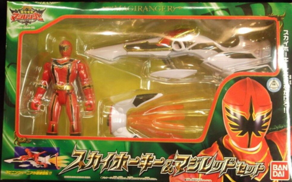 Bandai Power Rangers Mystic Force Magiranger Magi Red Fighter Action F ...