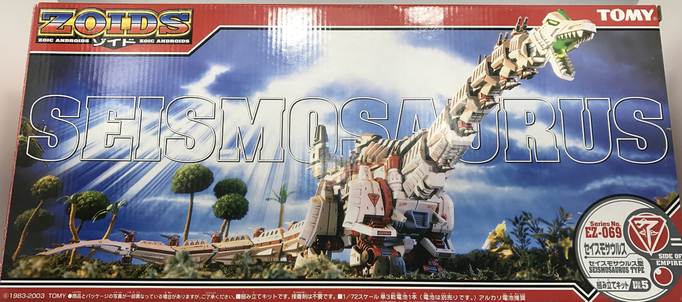 Tomy Zoids 1/72 EZ-069 Storch Side Of Empire Seismosaurus Type Model K ...