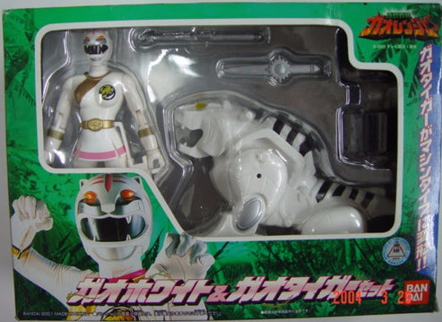 Bandai Power Rangers Wild Force Gaoranger White Tiger Fighter Action F ...