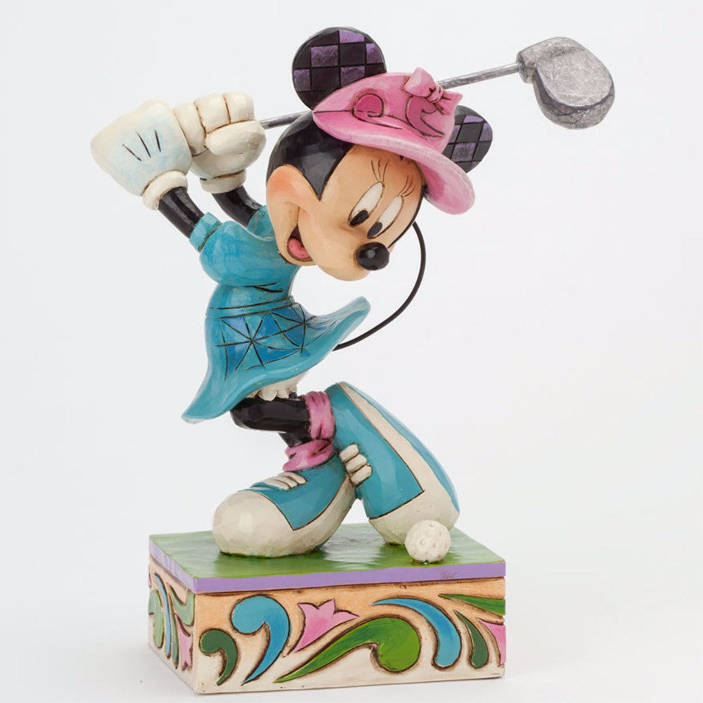Enesco Jim Shore Disney Traditions Minnie Mouse Golf Collection Figure ...