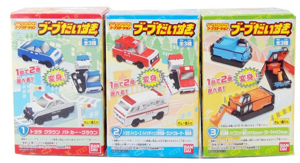 Bandai Voov Town Transformer Car Station Series 3 Action Figure Set – Lavits Figure
