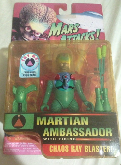 Mars Attacks Martian Ambassador w/ Firing Action Figure – Lavits Figure