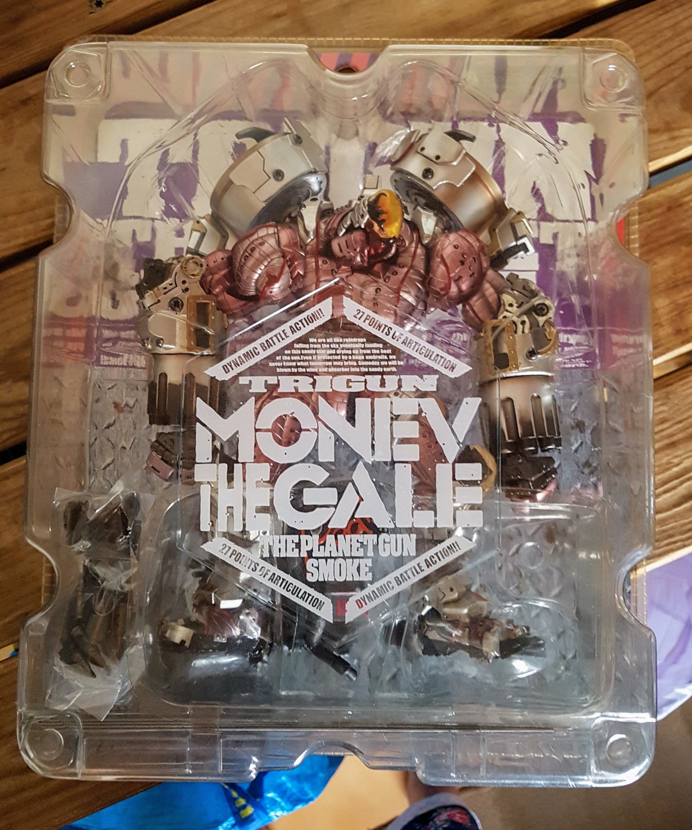 Kaiyodo Trigun Monev The Gale The Planet Gun Smoke Action Figure ...