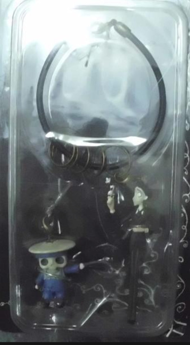 McFarlane Toys Tim Burton's Corpse Bride Key Chain Skeleton Boy & Vict ...