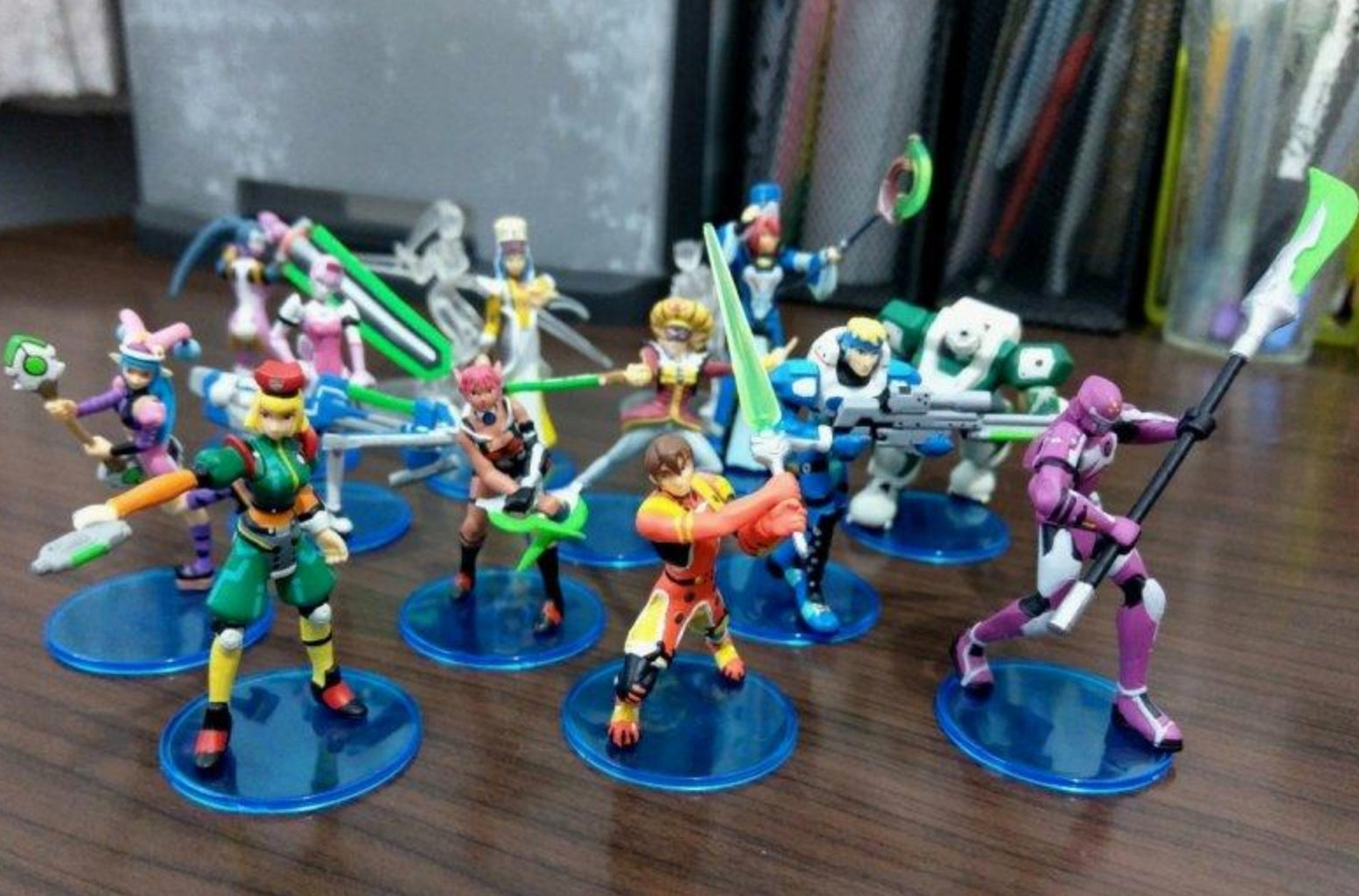 Yujin Phantasy Star Online PSO Gashapon Episode I&II 12 Mini Trading F ...