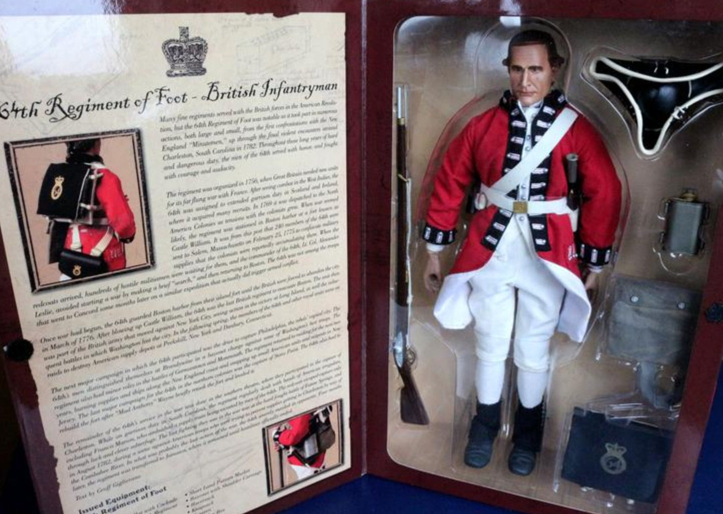 Sideshow 1/6 12" Fife & Drum Collection 64th Regiment of Foot British ...