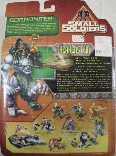 Kenner 1998 Small Soldiers Commando Elite Gorgonites Freakenstein Acti ...