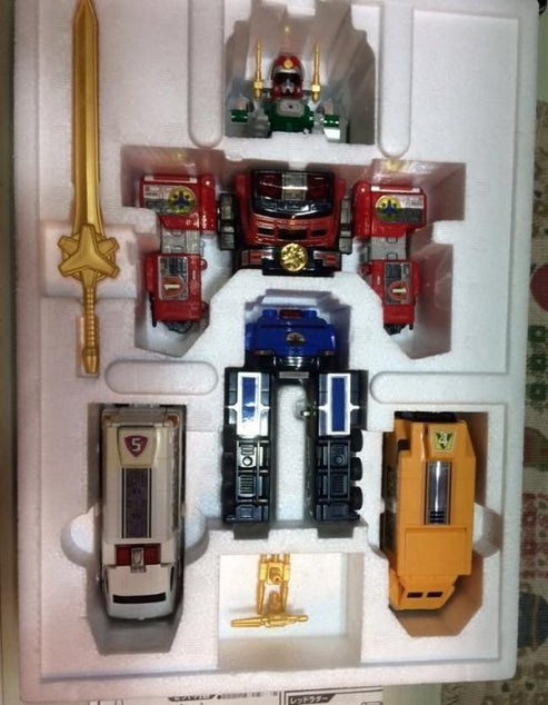 Bandai Power Rangers Gogo Five V Lightspeed Rescue DX Chogokin GD-15 M ...