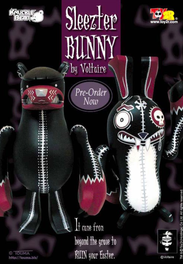 Toy2R 2004 Touma Wonderwall Voltaire Knuckle Bear Sleezter Bunny Ver 6 ...