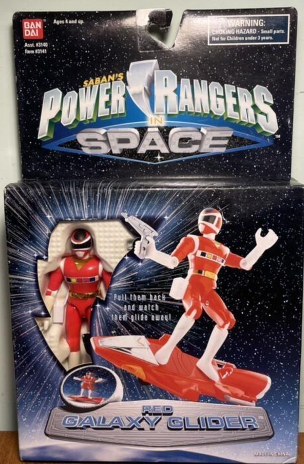 Bandai Power Rangers In Space Megaranger Mega Red Galaxy Glider Action ...