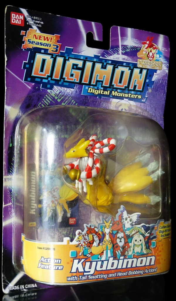 Bandai Digimon Digital Monster Season 3 3" Kyubimon Action Figure ...