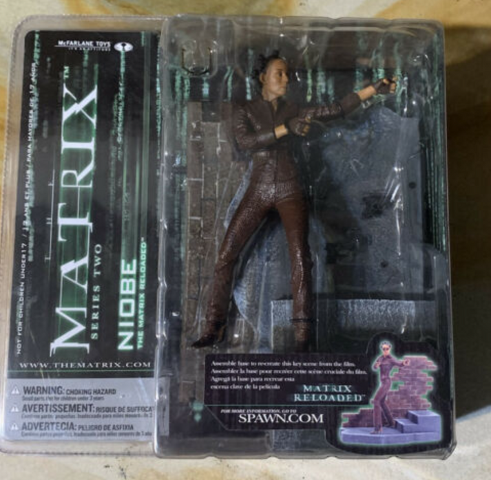 Mcfarlane Toys Matrix Reloaded Series Two 2 Niobe Trading Figure ...