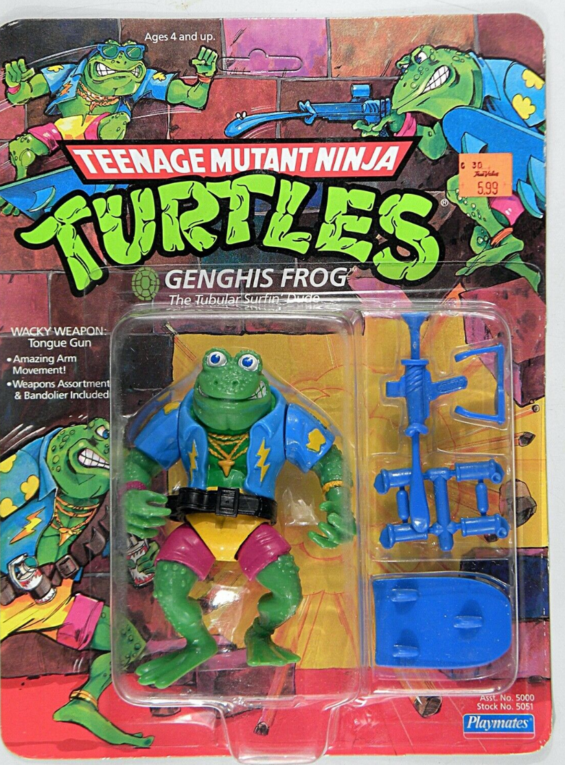 Playmates TMNT Teenage Mutant Ninja Turtles Genghis Frog Action Figure ...